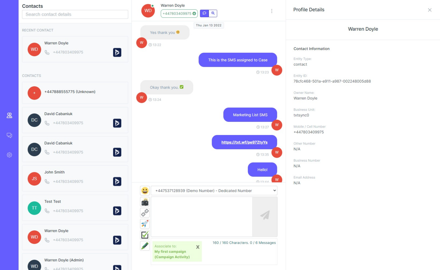 TxtSync Ringless Voicemail Integration – VoiceDrop